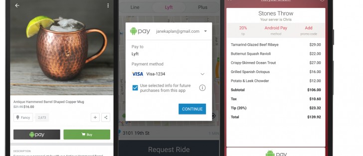 Android Pay now works in apps too - GSMArena blog