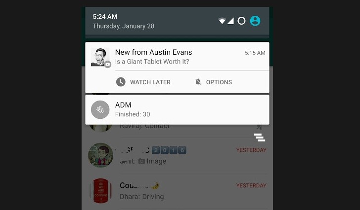 Google adds a Watch Later button to YouTube notifications on Android ...