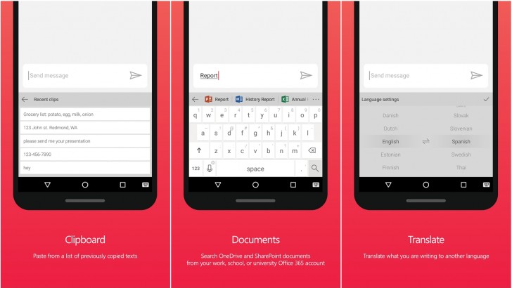 Microsoft releases Hub Keyboard for Android - GSMArena blog