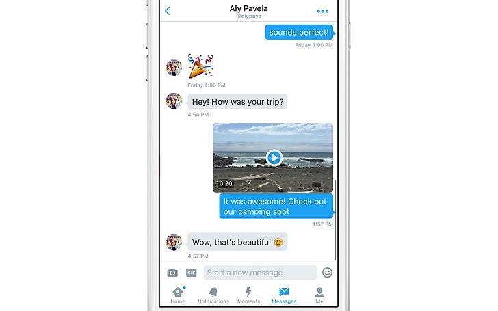 Twitter adds video sharing option in direct messaging - GSMArena blog