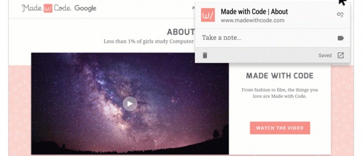 Google Keep Chrome extension lets you create notes linked to the ...
