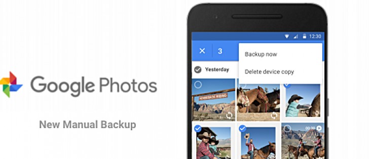 Google Photos for Android gets updated with manual backup feature ...