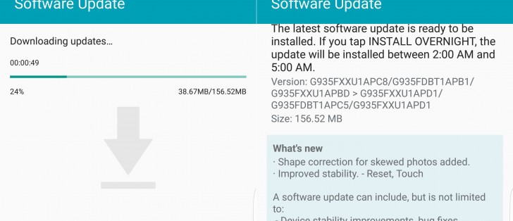 Samsung Galaxy S7 and S7 edge software update improves touch and ...
