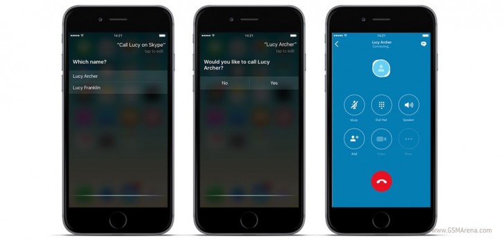 Skype for iPhone and iPad now supports Siri and new iOS 10 features ...