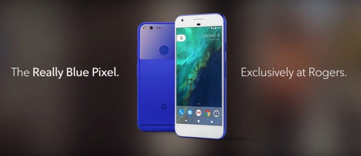 Really Blue Google Pixel is exclusive to Rogers in Canada - GSMArena ...