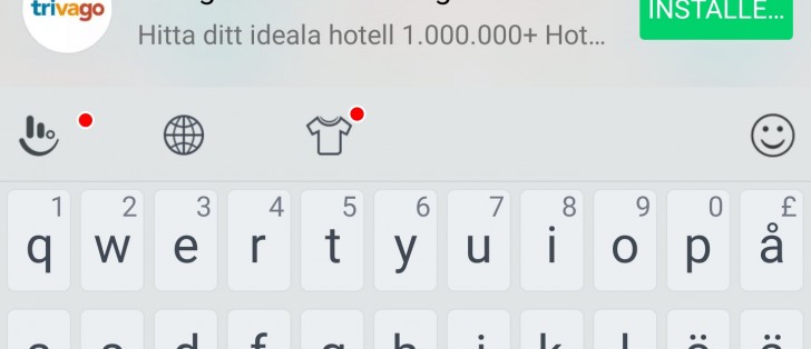 HTC default keyboard app is now showing people ads [Updated] - GSMArena ...