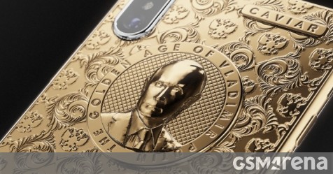 Caviar celebrates Putin's reelection with new golden iPhone X ...