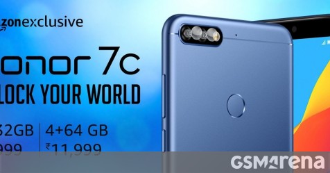 Honor 7C open sale begins on Amazon - GSMArena.com news