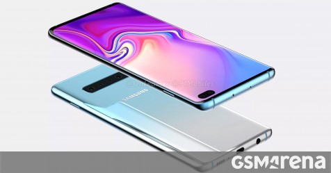 Samsung Galaxy S10+ renders revised: now with four rear cameras ...