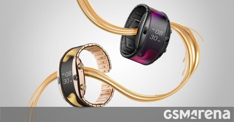nubia Alpha is a foldable smartwatch that you wear like a bracelet, it ...