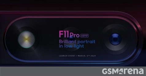 Oppo F11 Pro with 48 MP rear camera to go official on March 5 ...