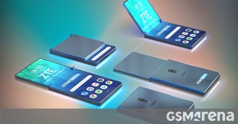 ZTE patent shows vertically foldable smartphone in the works - GSMArena ...