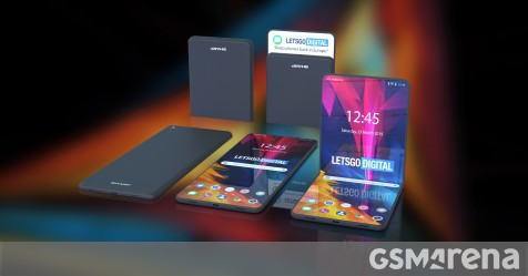 Sharp's foldable smartphone showcased in 3D renders - GSMArena.com news