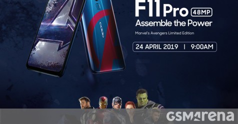 Marvel Edition Oppo F11 Pro coming on April 24 - GSMArena.com news