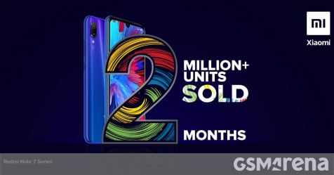 Redmi Note 7 series sales pass 2 million mark in India - GSMArena.com news