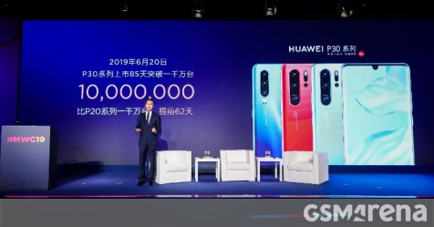 Huawei P30 series reaches 10 million sales in 85 days - GSMArena.com news