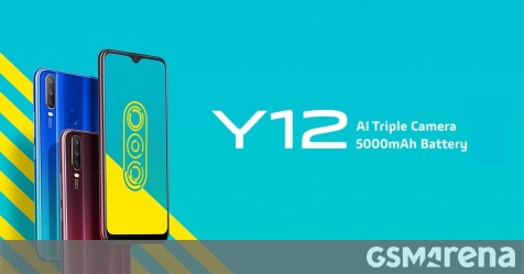 vivo Y12 goes official with a 5,000 mAh battery and triple camera ...