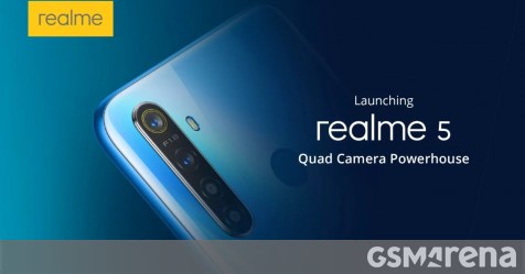 Realme 5, 5 Pro design and key specs revealed - GSMArena.com news