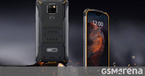 The rugged Doogee S68 Pro has two panes of GG4 over its screen, three ...