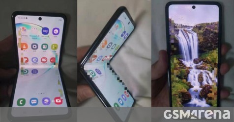 Samsung’s clamshell foldable spotted in live images - GSMArena.com news