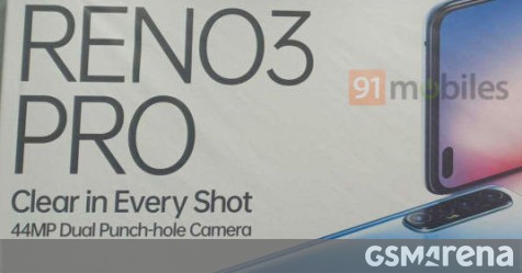 Oppo Reno3 Pro 4G version is headed to India with 44 MP dual front ...