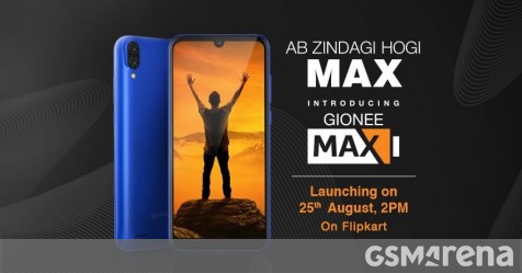 Gionee Max key specs and design confirmed ahead of August 25 launch ...