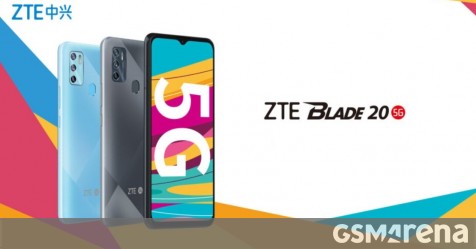 Affordable ZTE Blade 20 5G announced with Dimensity 720G chip, big ...