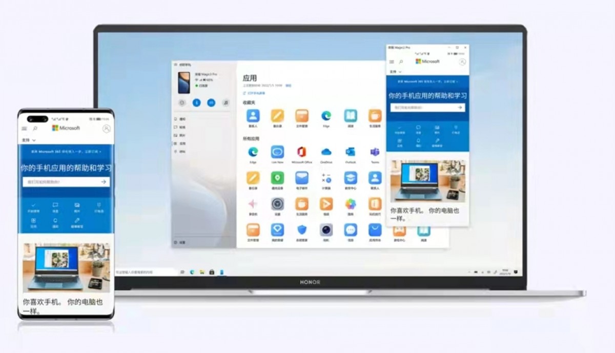 Microsoft Renames Your Phone To Phone Link Announces Partnership With Honor GSMArena News