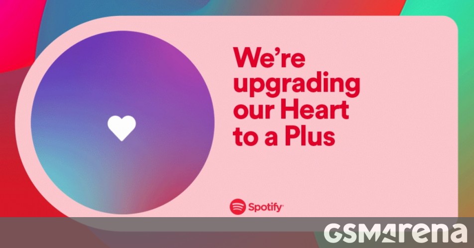 Spotify is killing the heart icon, replacing it with a plus - GSMArena ...