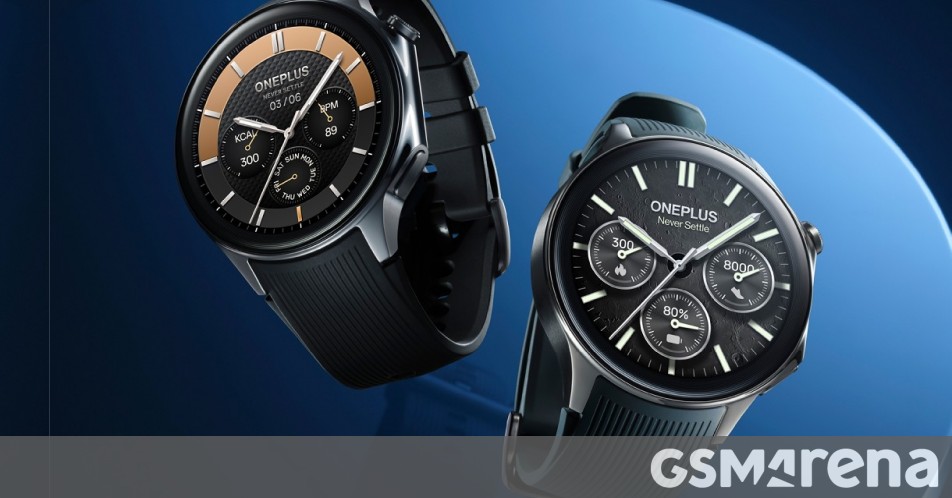 OnePlus Watch 2 unveiled with Wear OS, stainless steel body - GSMArena ...
