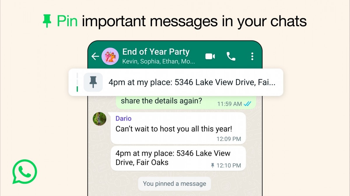 You Can Now Pin Multiple Messages In A WhatsApp Chat GSMArena News