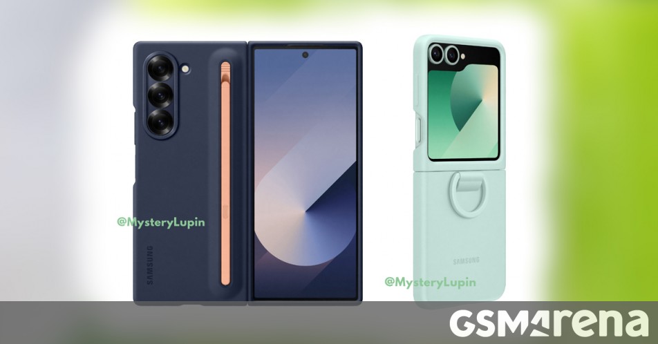 Samsung Galaxy Z Fold6, Flip6 design appears in leaked official case ...