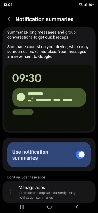 One UI 8.5 will have AI notification summaries - GSMArena.com news