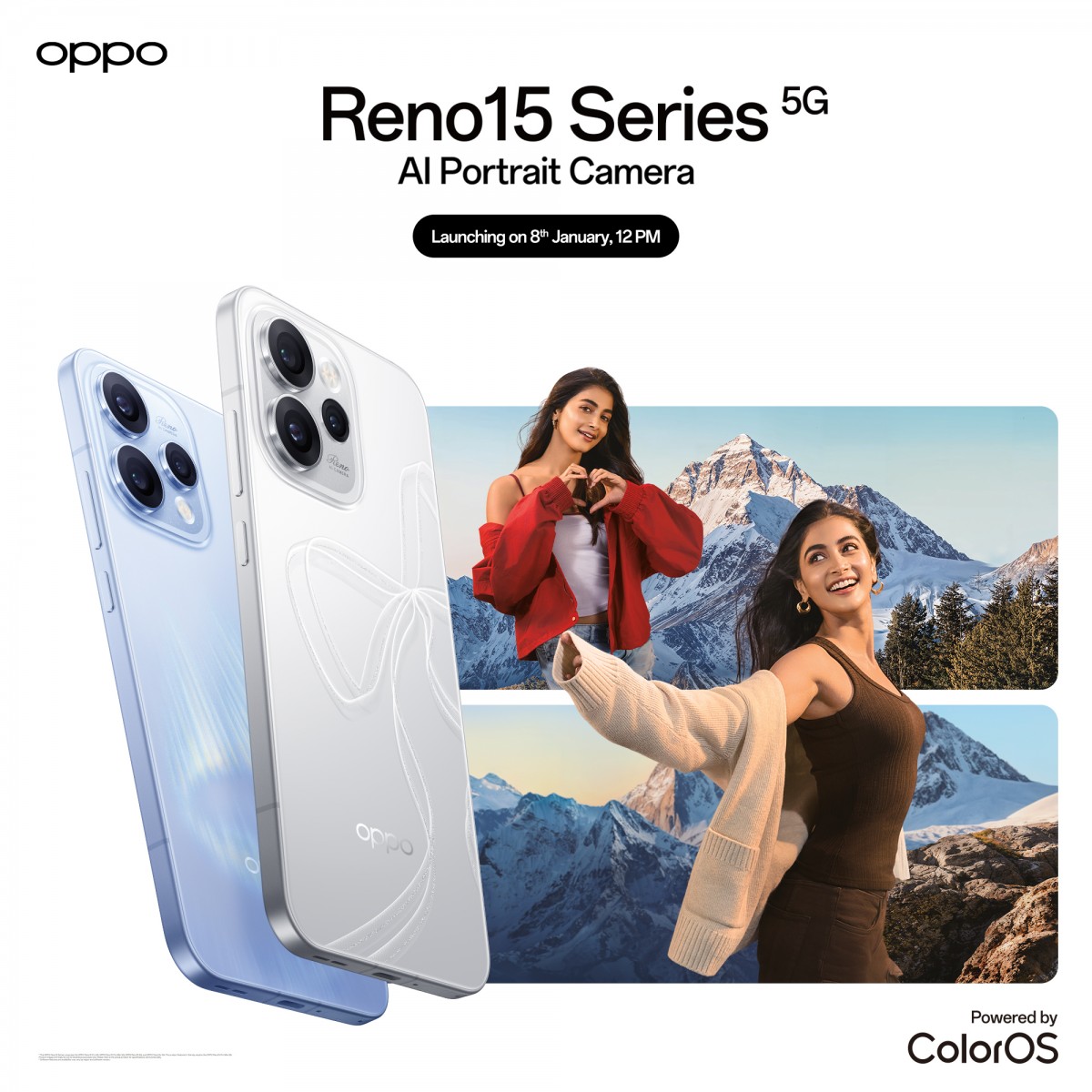 Oppo Reno15 series coming to India on January 8 - GSMArena.com news