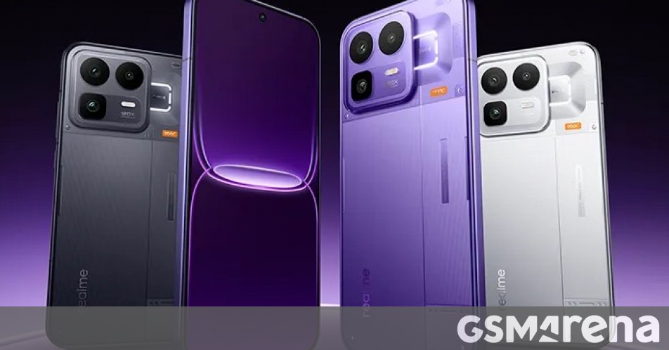 Realme Neo8 showcased in all three colorways - GSMArena.com news