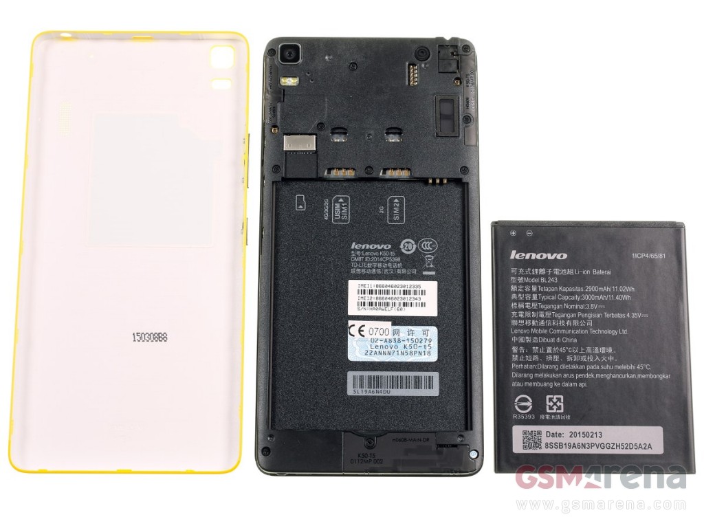 Lenovo K3 Note pictures, official photos