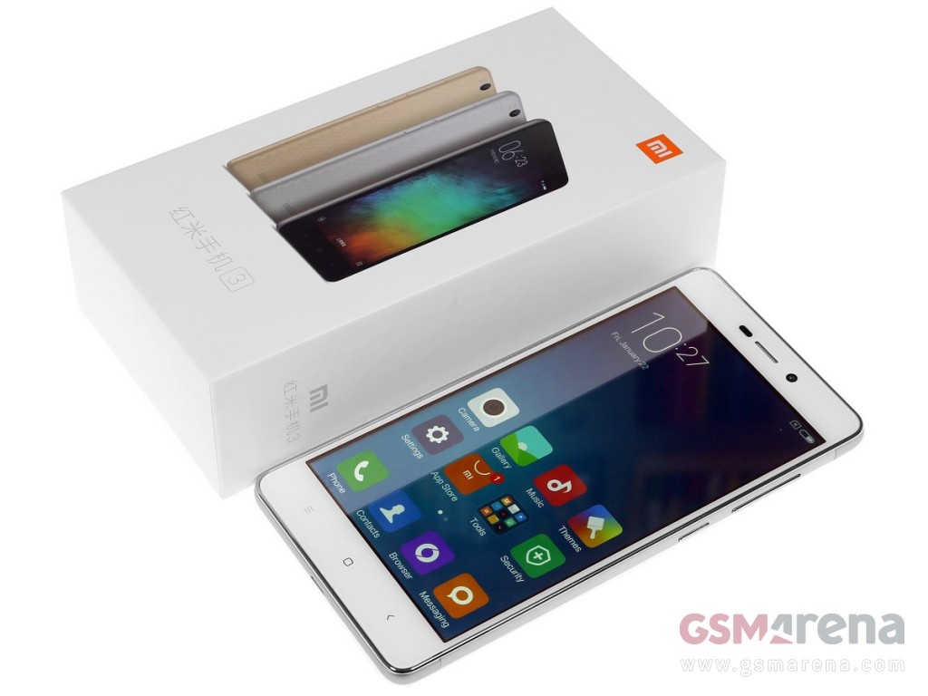 Xiaomi Redmi 3 pictures, official photos
