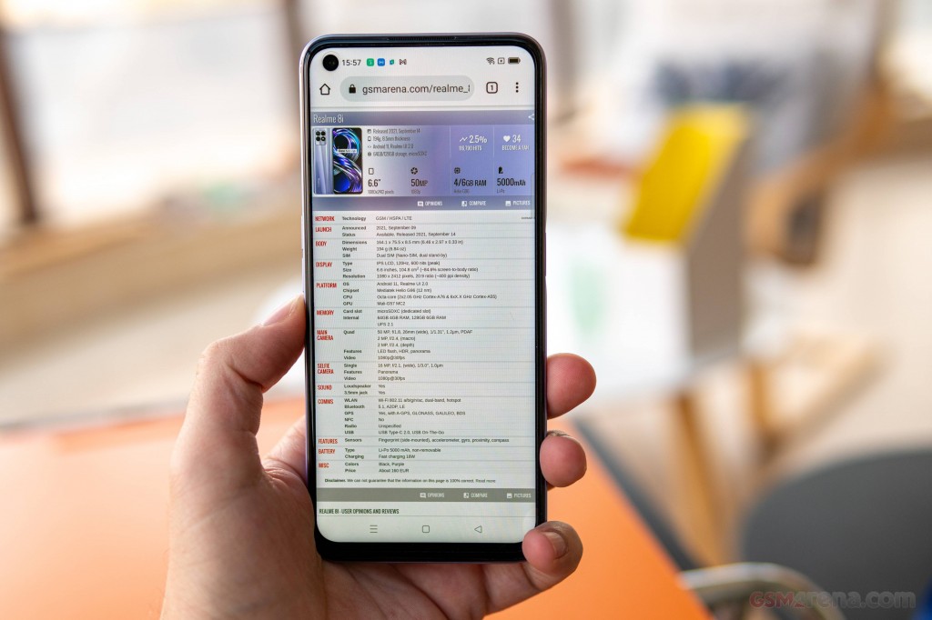Realme 8i pictures, official photos