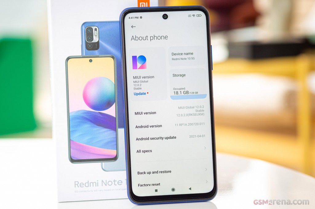 Xiaomi Redmi Note 10 5G pictures, official photos