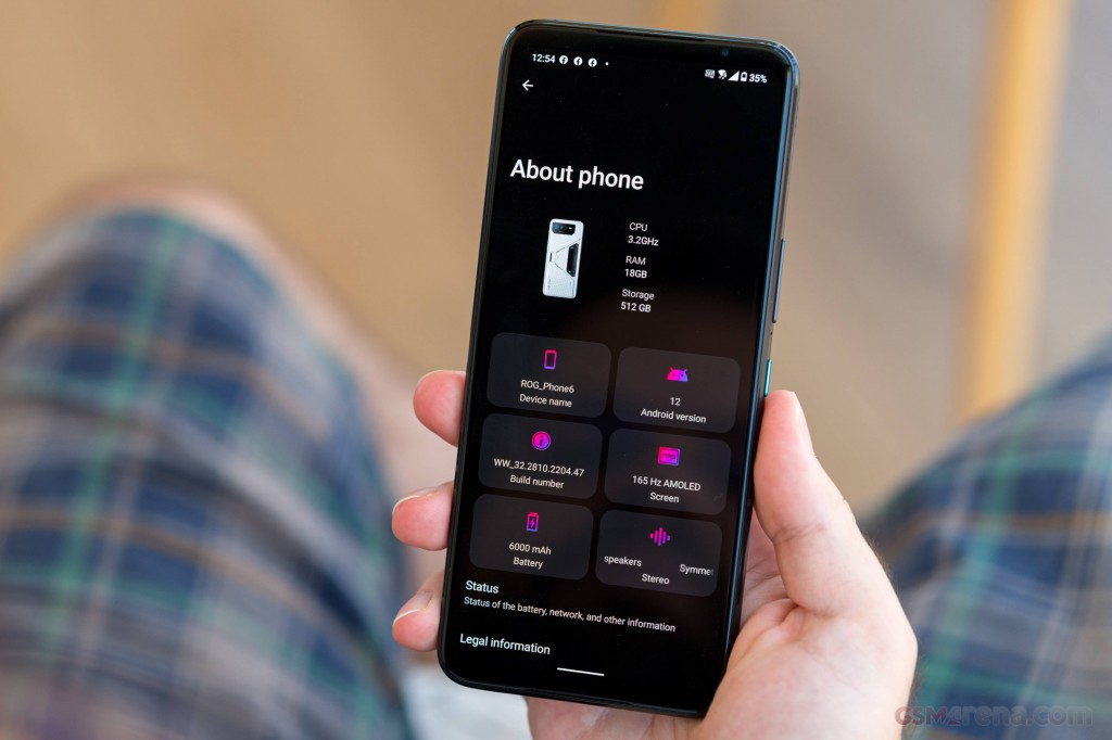 Asus ROG Phone 6 Pro pictures, official photos