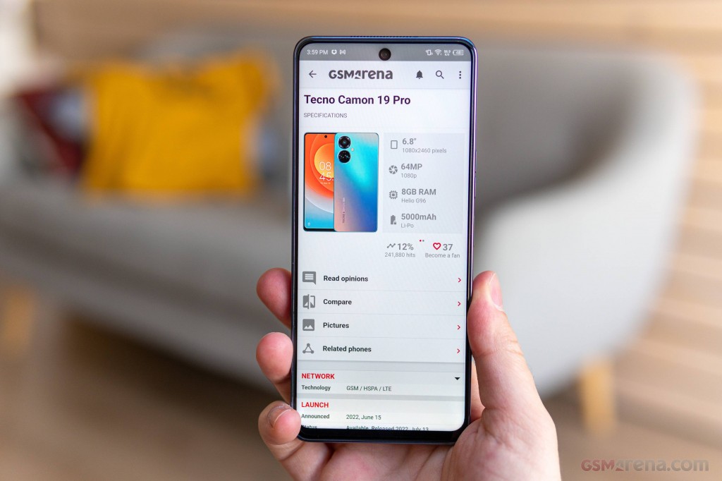 Tecno Camon 19 Pro pictures, official photos