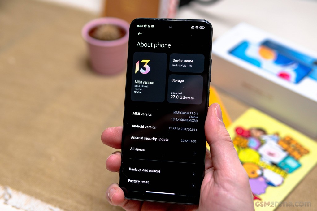Xiaomi Redmi Note 11S pictures, official photos