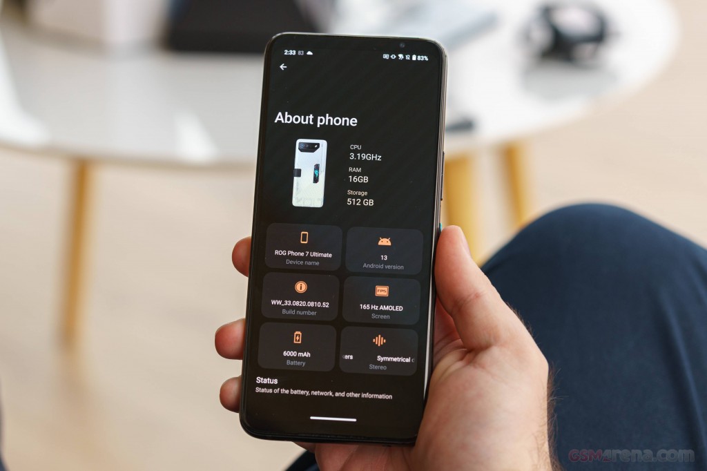 Asus ROG Phone 7 Ultimate pictures, official photos