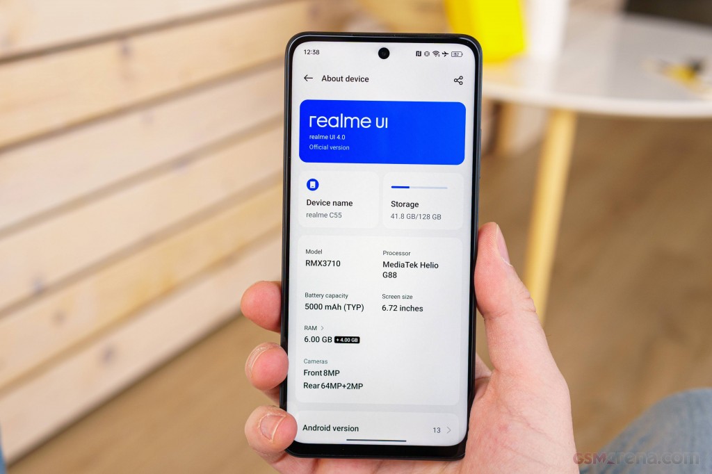 Realme C55 pictures, official photos