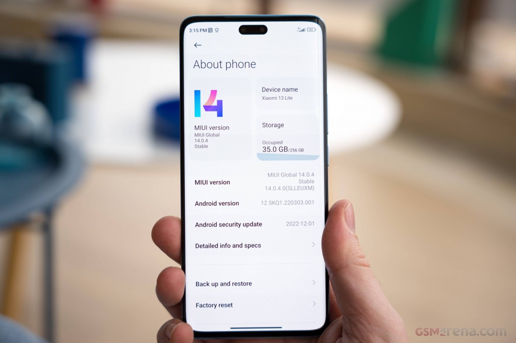 Xiaomi 13 Lite pictures, official photos
