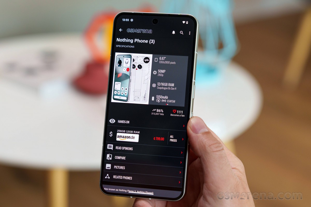 Nothing Phone (3) review: Software and performance