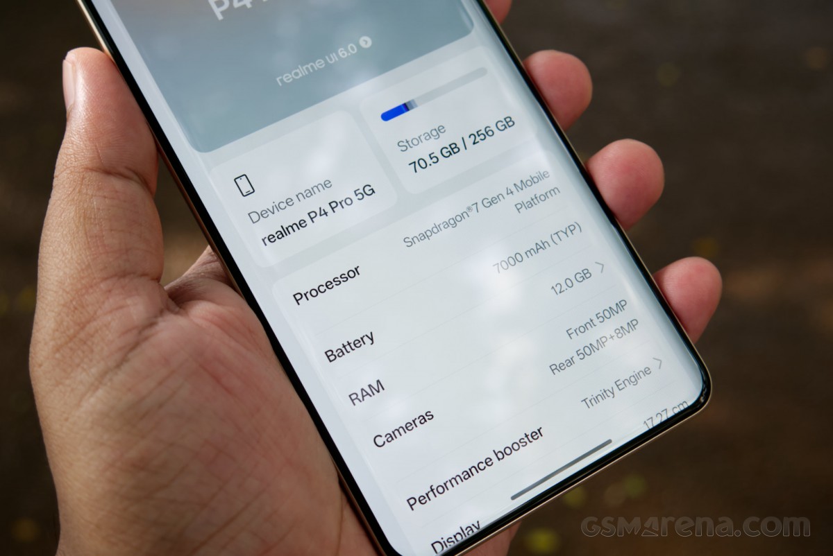 Realme P4 Pro hands-on review: Software, performance