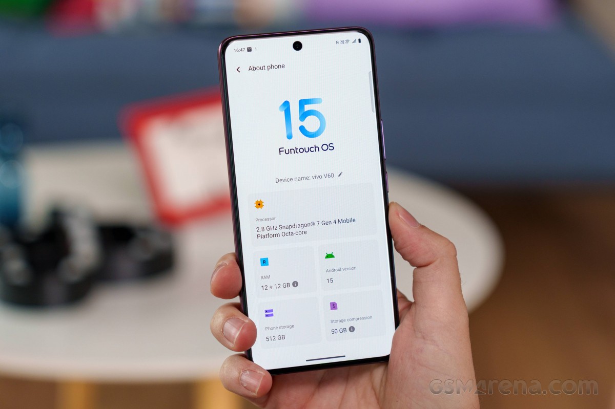 vivo V60 review: Software and performance