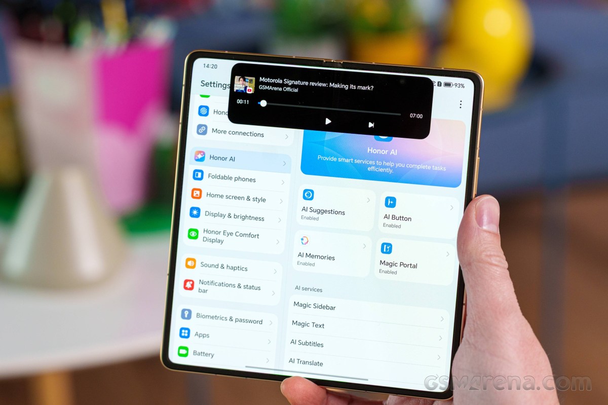 Honor Magic V6 review: Software, performance