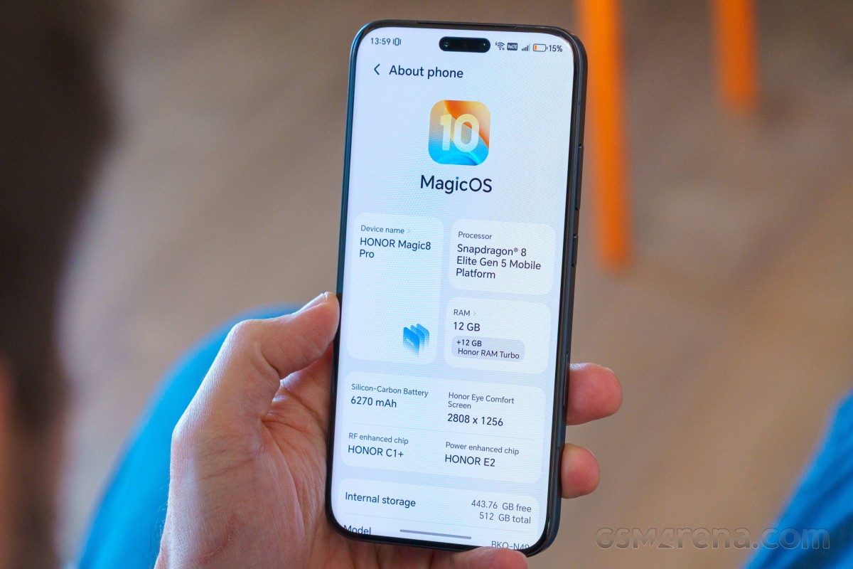 Honor Magic8 Pro review: Software, performance